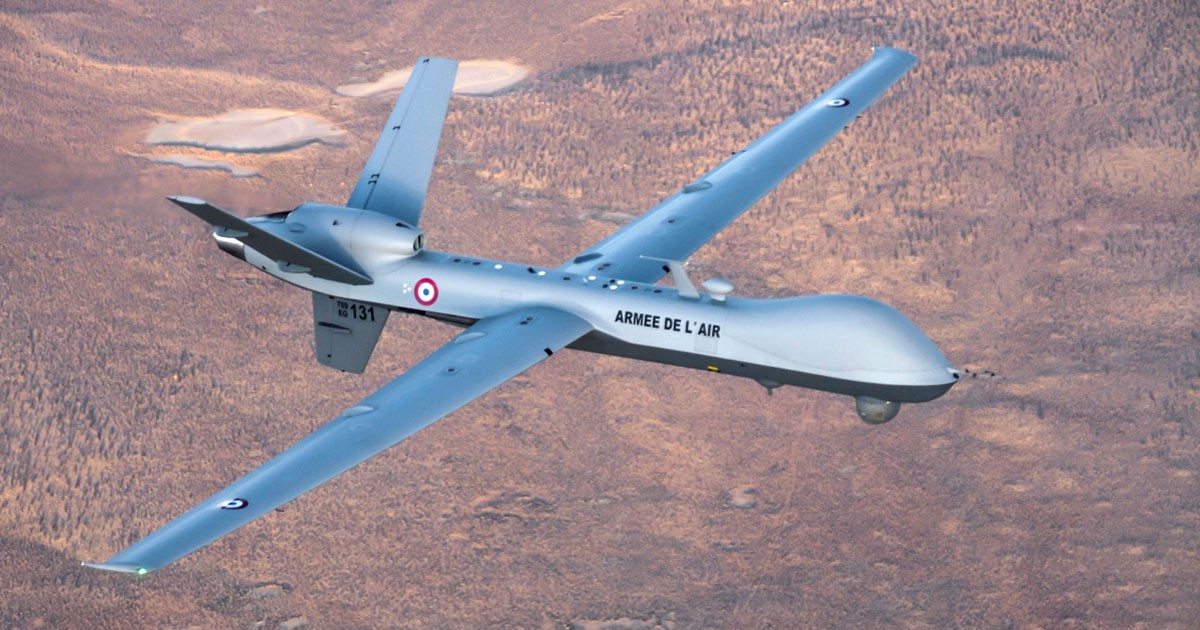 GA-ASI Secures Green Light for Extended Support of French MQ-9 Drones ...